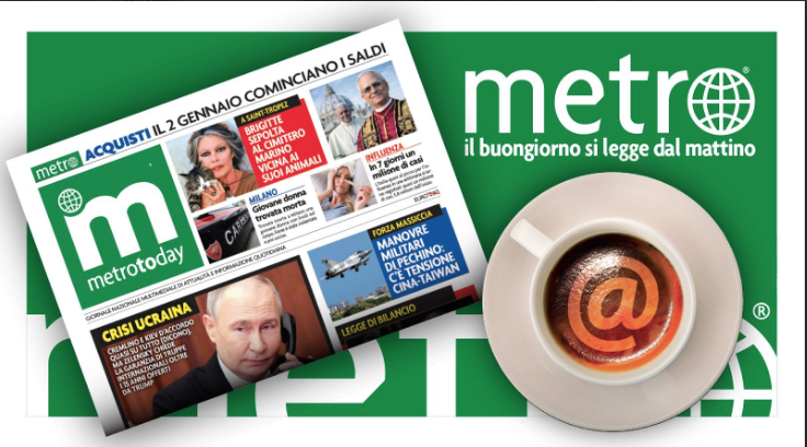 Metro Today: news aggiornate dall’Italia e dall’estero